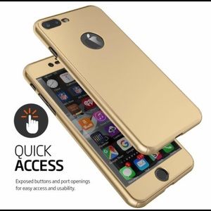Accessories | Iphone 78 Fashion 36 Full Cover Case Golden | Poshmark